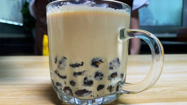 第一次知道珍珠奶茶可以自己在家做,真的太好喝了,无任何添加剂