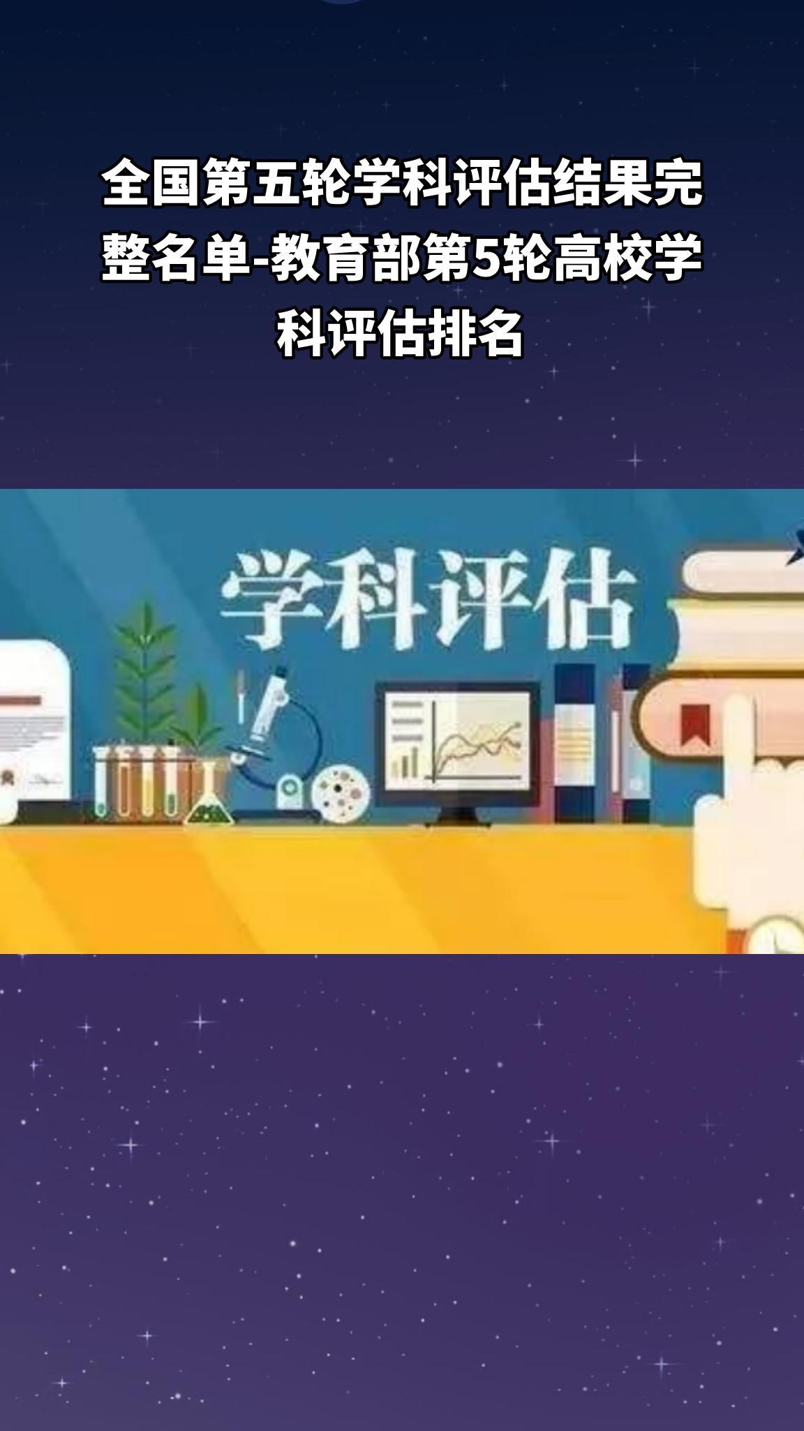 全国第五轮学科评估.