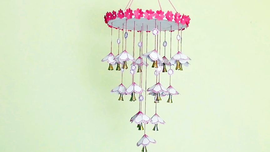 手工DIY家居装饰,教你如何制作漂亮的风铃