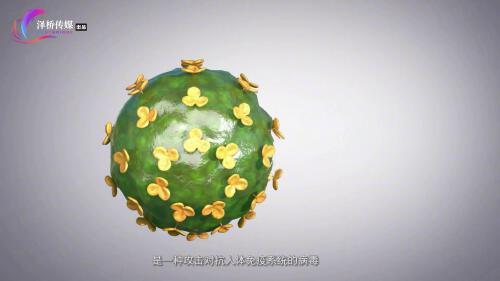 HIV病毒原来是这个样子