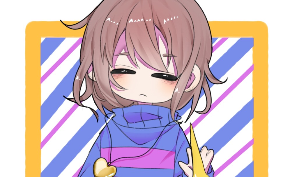 [ut/画画]终于会画头发了!?但我把手画成鸡爪了…?