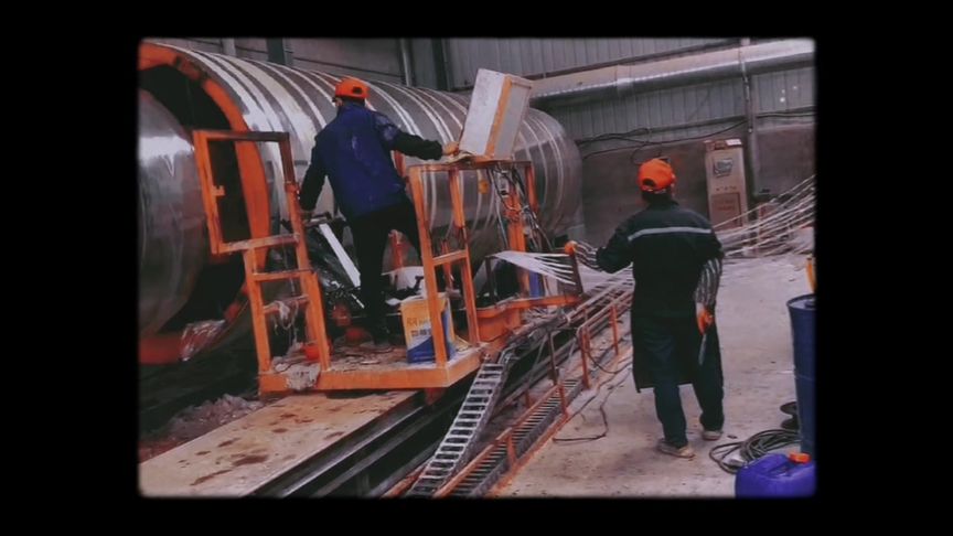 玻璃钢内加筋化粪池缠绕机#众科缠绕机