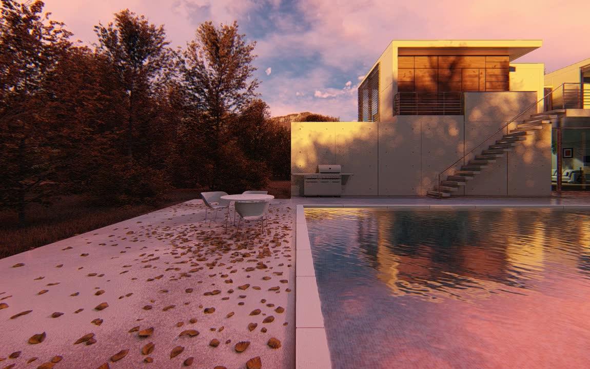 LUMION8自带场景测试