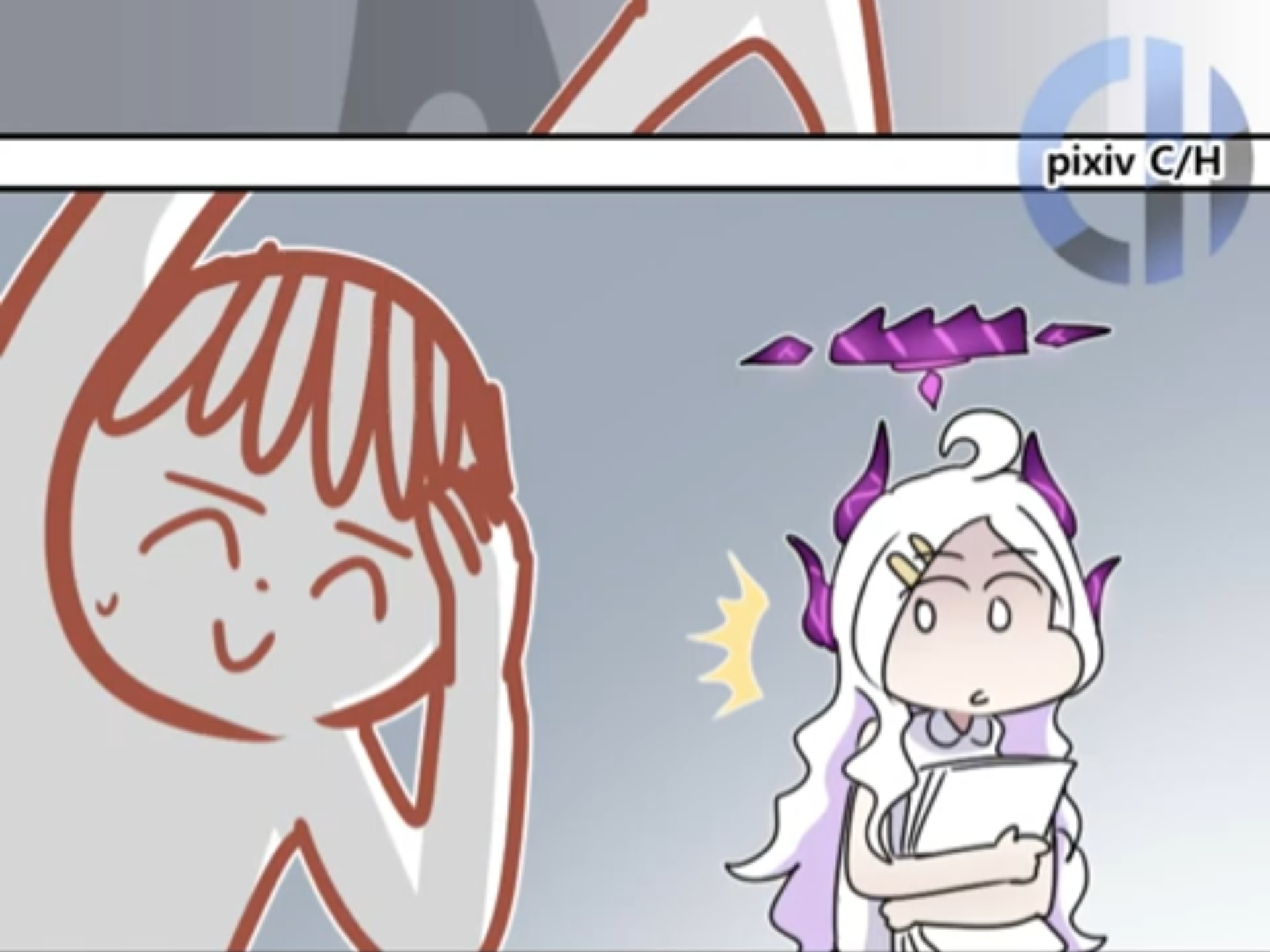 sensei需要补充能量![C/H的碧蓝档案小漫画]