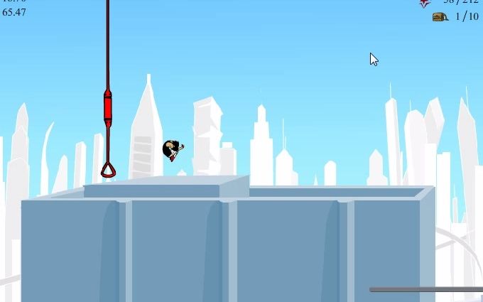 极限酷跑:个人最佳记录65秒 一款4399游戏