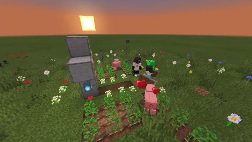 我的世界:猪神永远离开了我们,但愿天堂有许多土豆