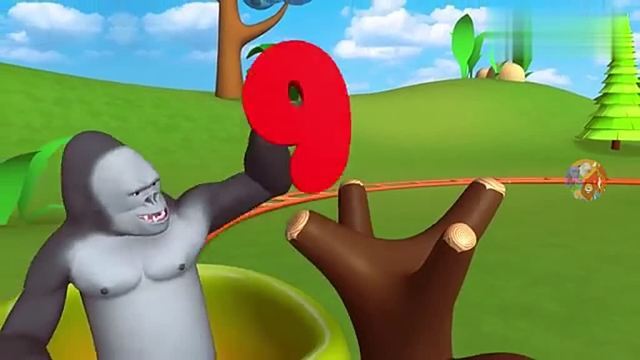 儿童卡通片:小动物乘坐可爱小火车