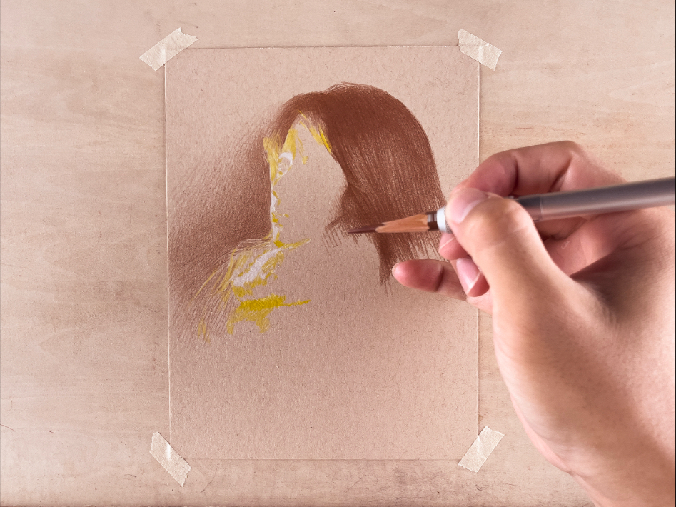 这种画法就像先写标点符号再写作文简单的很