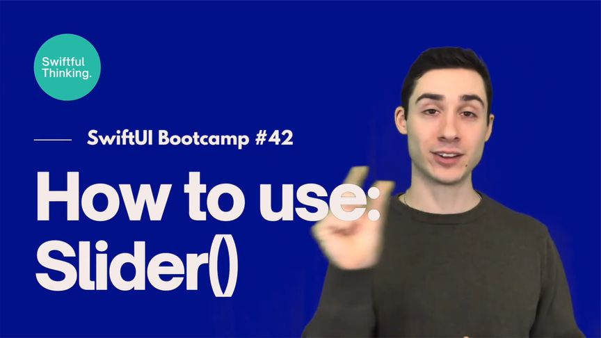 【SwiftUI基础教程】Slider()的使用