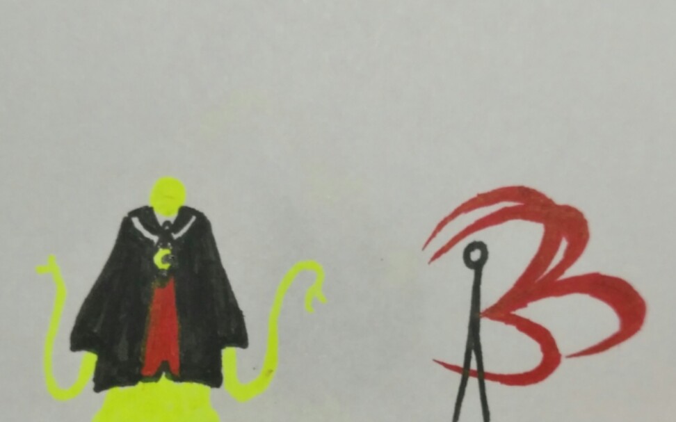 【火柴人翻页动画】触手vs赫子