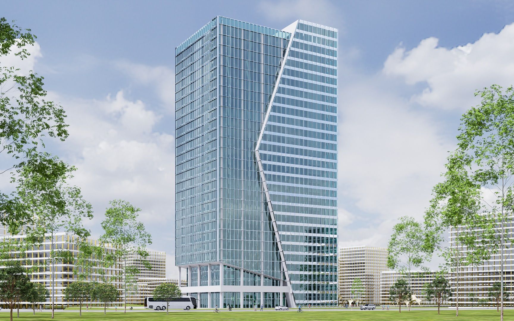 RWU 湖中小魚 Revit BIM建筑设计集 :# 办公大楼 CM15