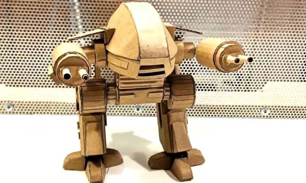 玩具机器人模型的制作方法,非常简单