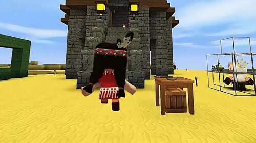 迷你世界生存挑战:开局一把斧,你能活过几天?