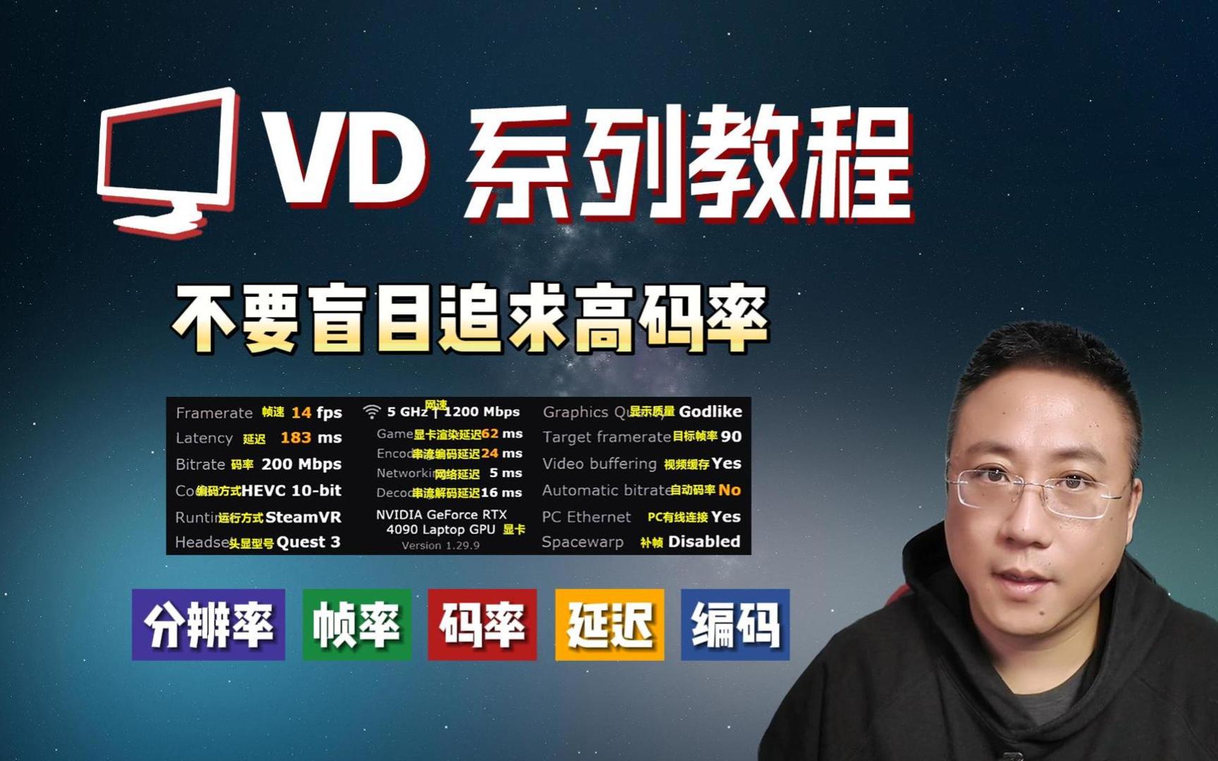VD串流进阶设置:不要盲目追求高码率!