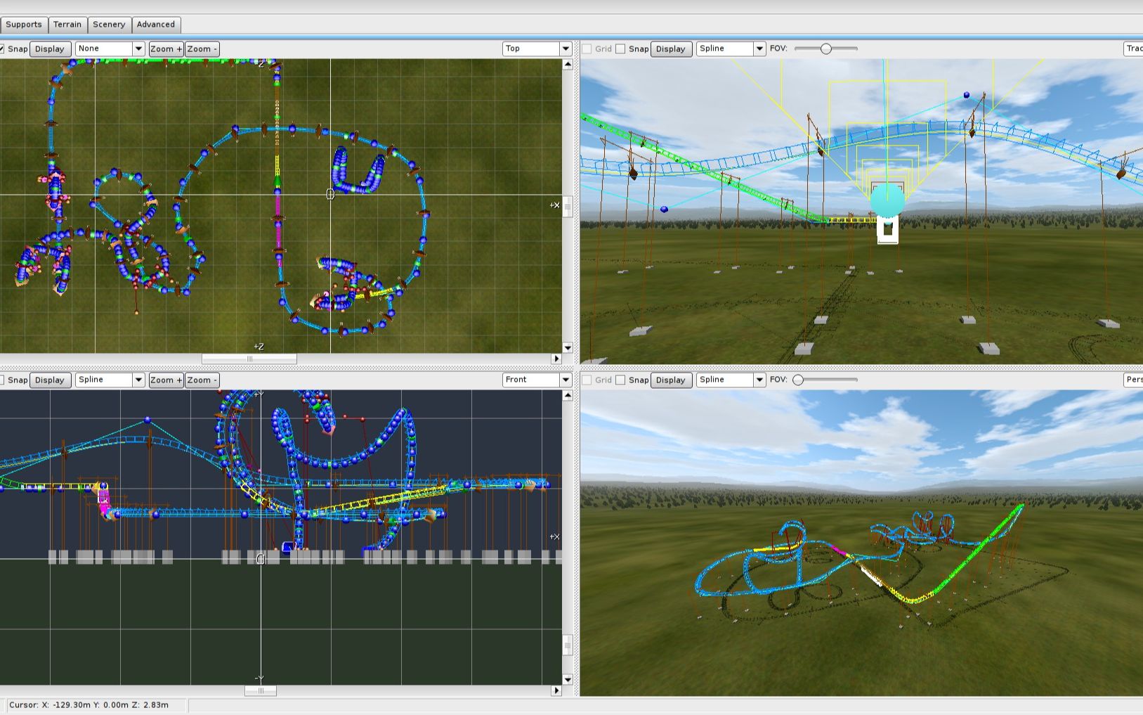 Nolimits2自制悬挂过山车《Cover 01 》