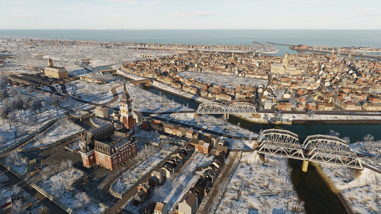 DCS: 诺曼底2.0 - 威利斯吉普加莱城市巡游_游戏热门视频