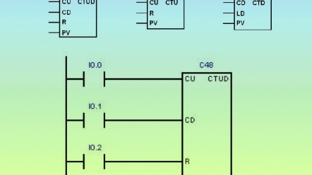 西门子S7-200smart加减计数器指令实例讲解。