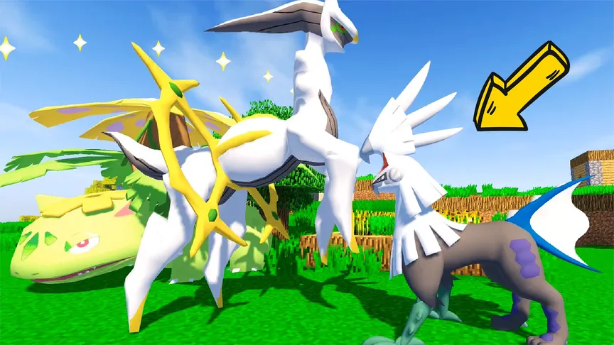 我的世界精灵宝可梦122:打败120级超级BOSS,获得伊布Z招式!