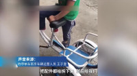 母亲将捡的哈罗单车改造成儿童三轮车,送给儿子当六一儿童节礼物!