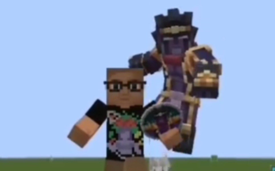 【mc替身模组】白金世界!但是我的世界!