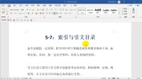 Word2019视频教程 文档排版文字处理目录制作 第56集 索引与引文目录