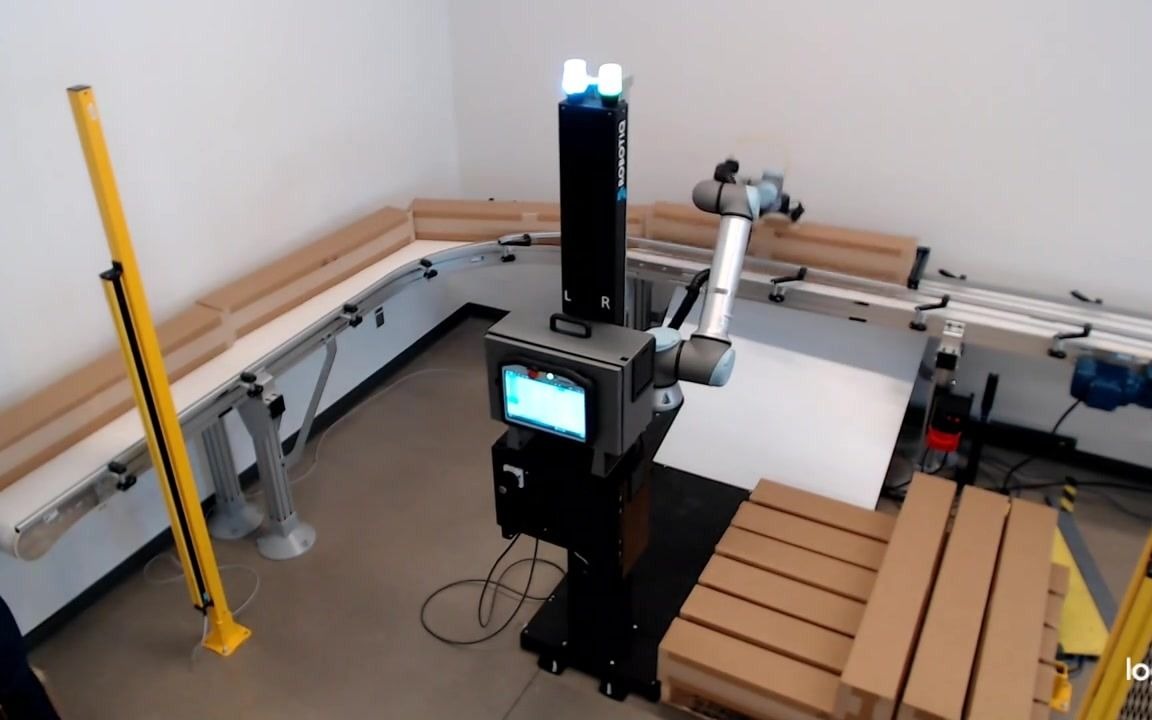 Robotiq智能码垛方案,长箱子码垛、可改变每层码垛方向,增加稳定性_...