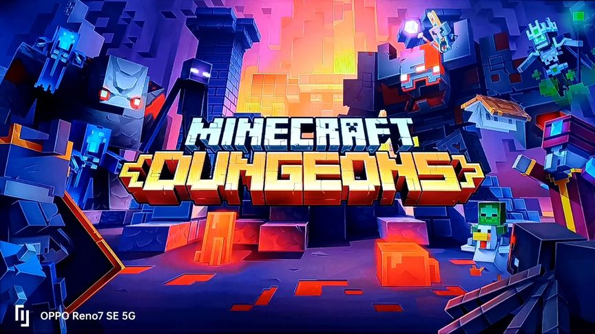 PS4主机双人游戏《我的世界:地下城》