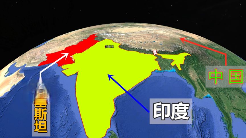 整片了解一下印度地理位置,耕地面积亚洲第一,工业实力也不弱!