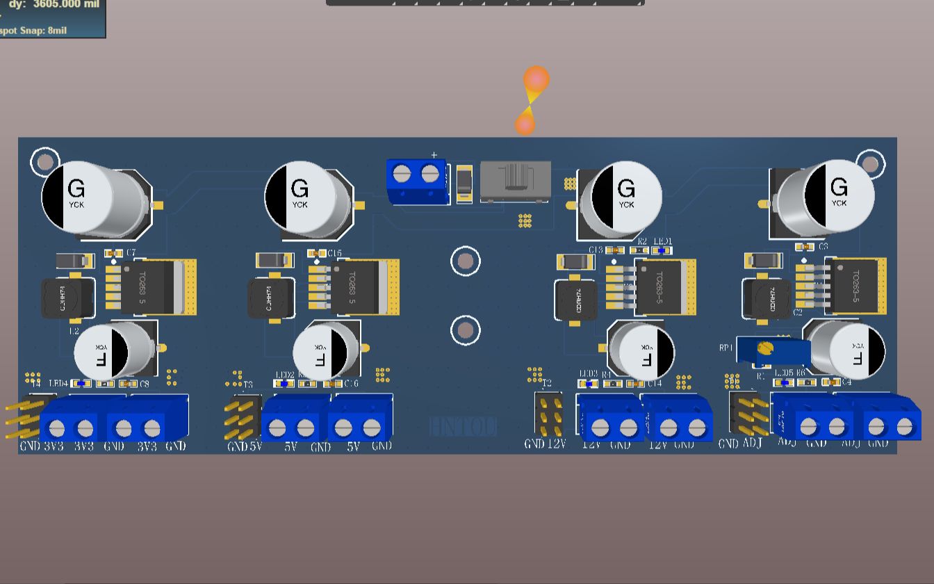 5天学会AD制作电源板 之 导入PCB封装
