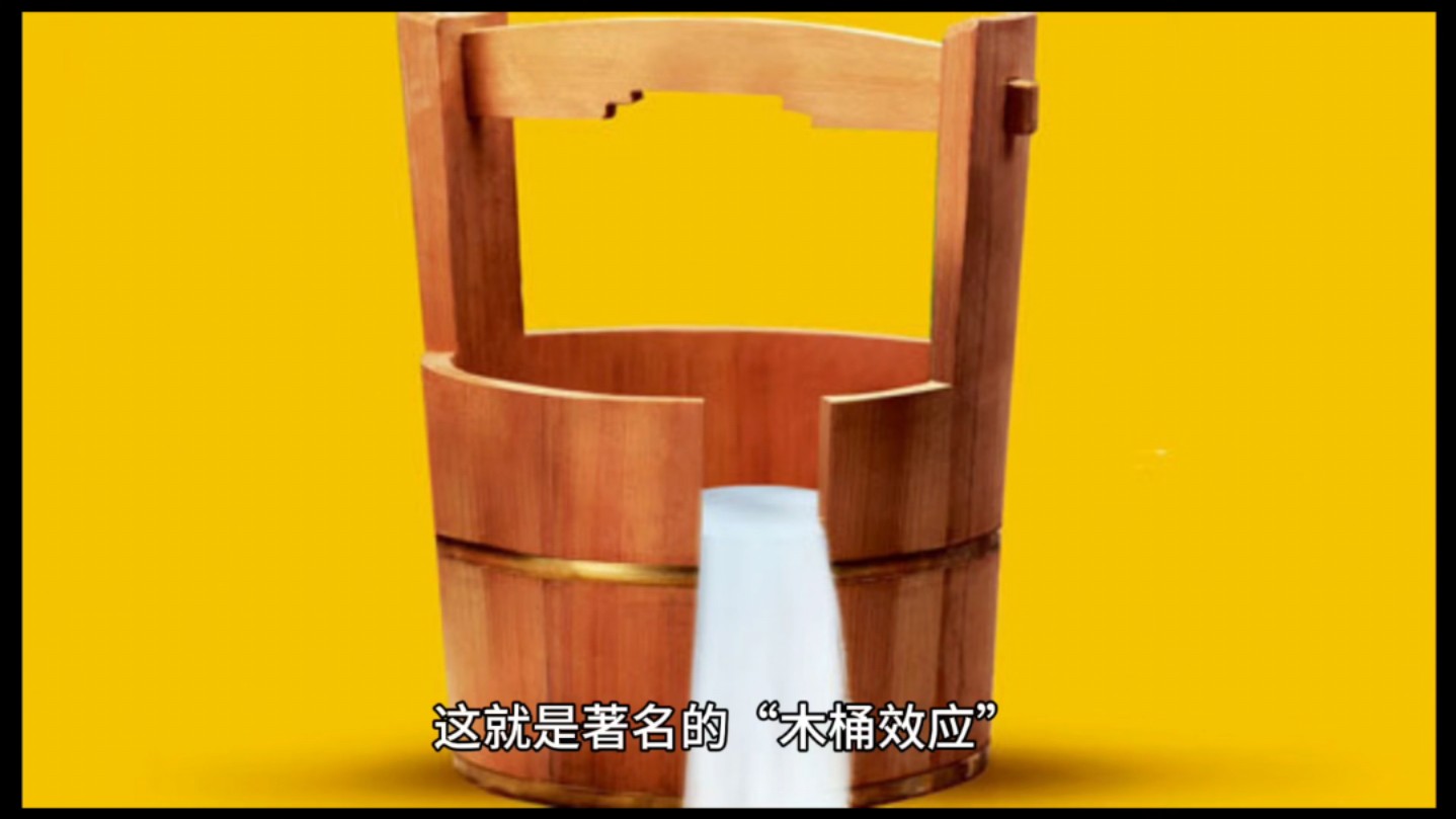 每天一个心理学小知识:“木桶效应”