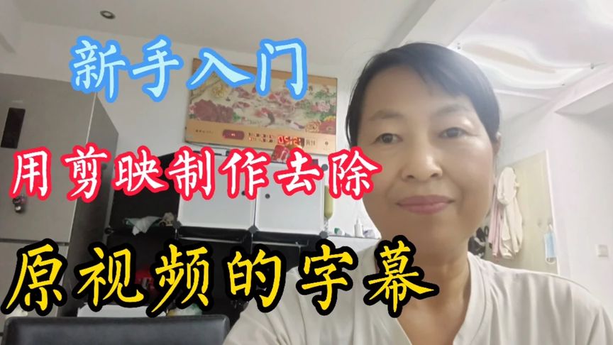 新手入门,用剪映去除原视频的字幕,操作简单,零基础学。