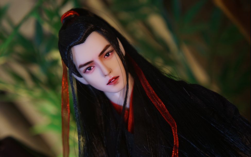 手绘人偶娃娃 做一个手办 陈情令 魏无羡