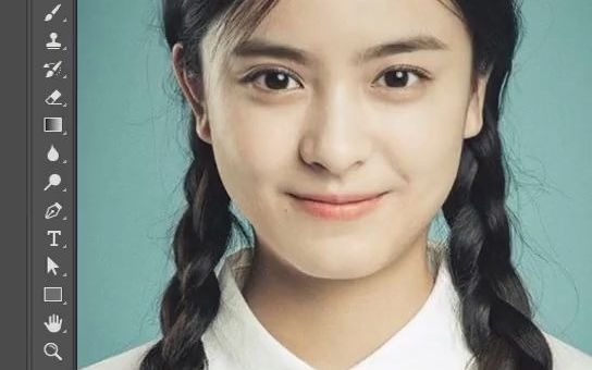 ps教程 3秒换证件照底色?看完你也可以