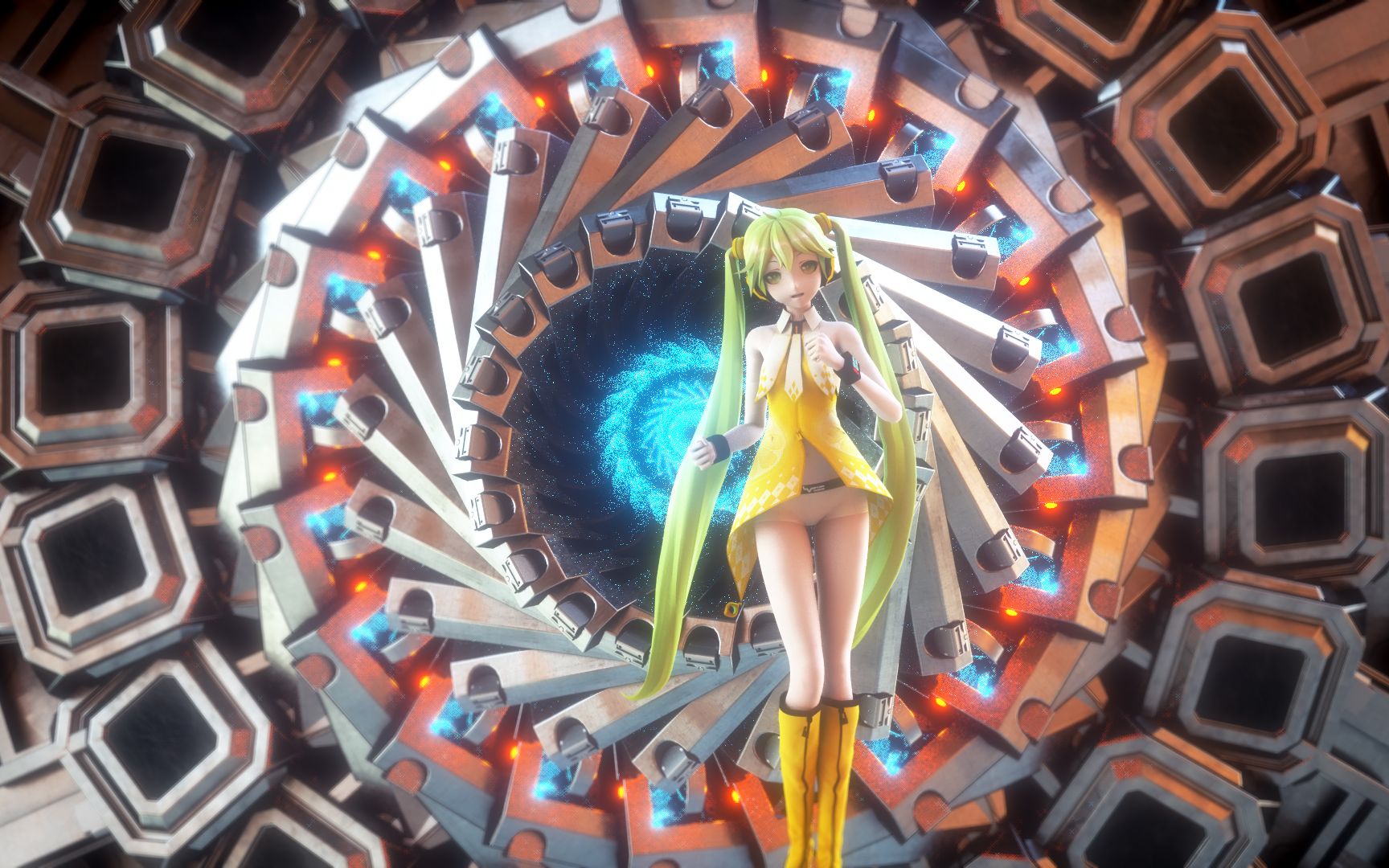 【Miku.MMD】新人初试!C4D自制场景三个月大作,是理想让我坚持到...