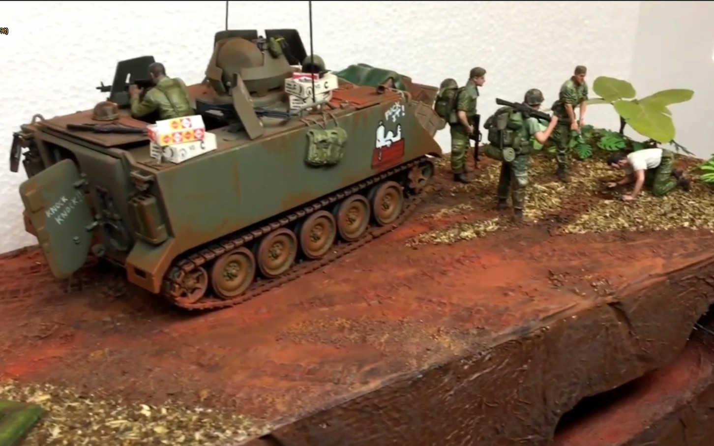 【微缩场景模型制作教程】越南战争 地道战军事微缩模型展示 带剧情...