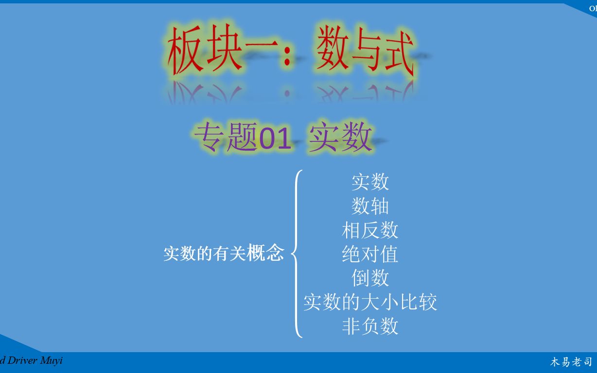 专题1实数-知识点1:实数的有关概念+例题讲解
