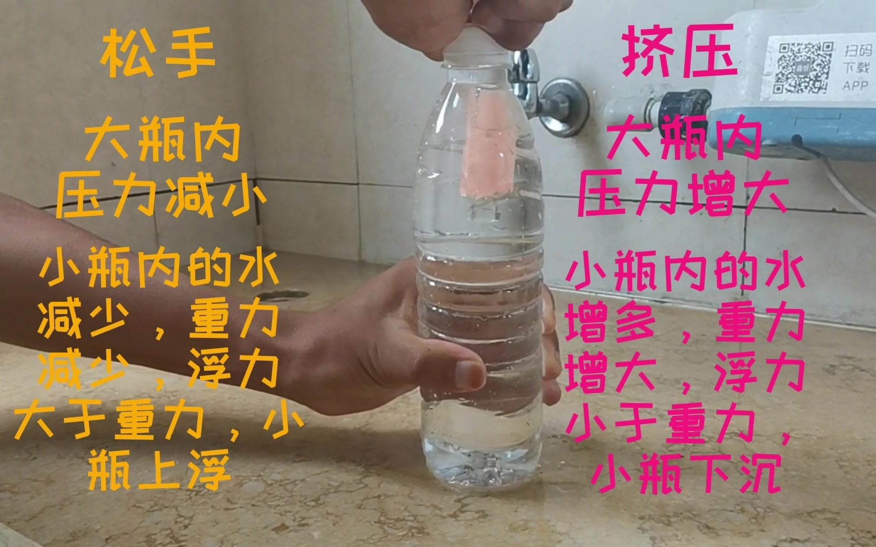 【初中物理】浮力章节趣味实验——沉浮子的制作