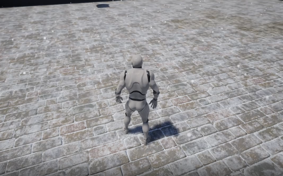 UE4有意思的材质教学003下雪效果——添加地面积雪