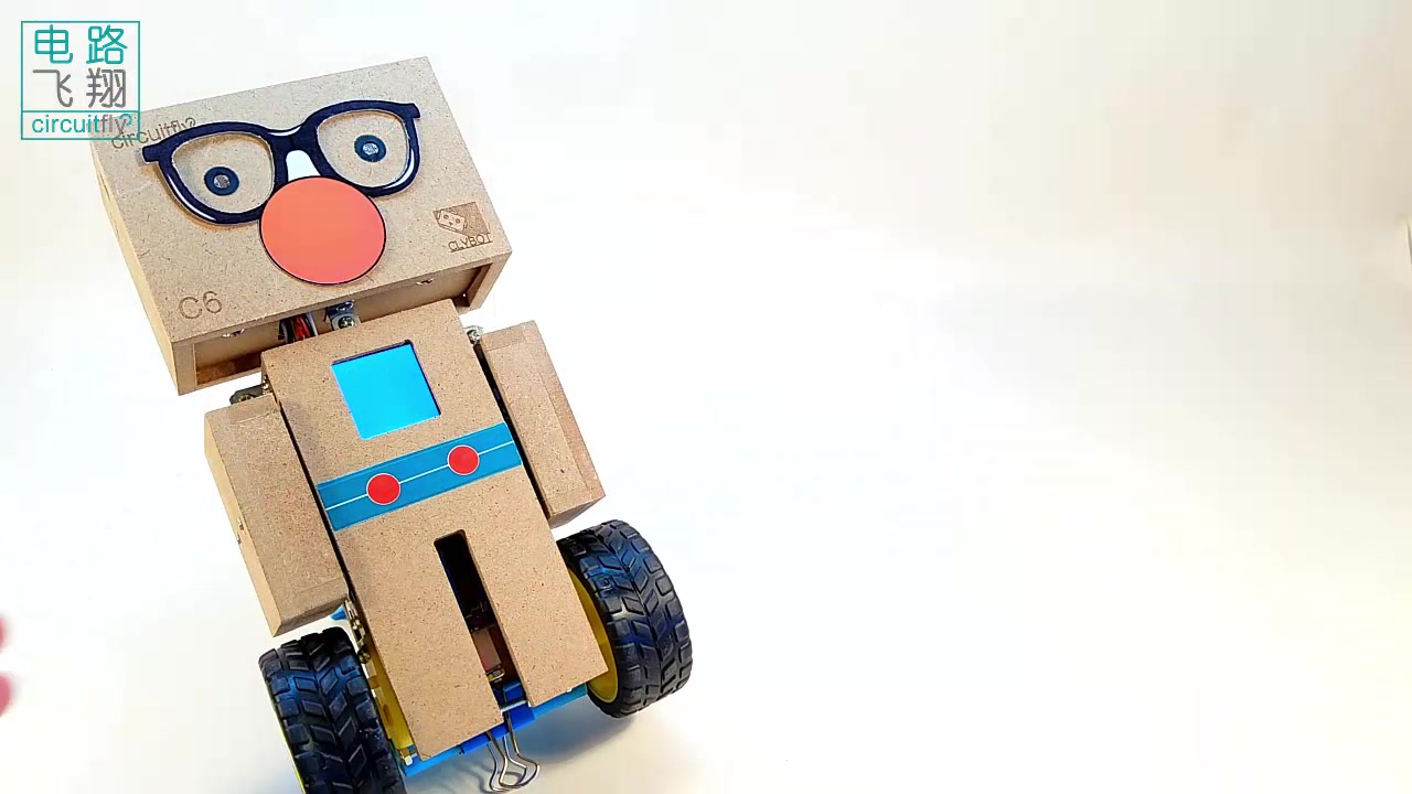 C6.2.14A-光控制电机转速Light-controlled motor-clybot C6自平衡寻线...