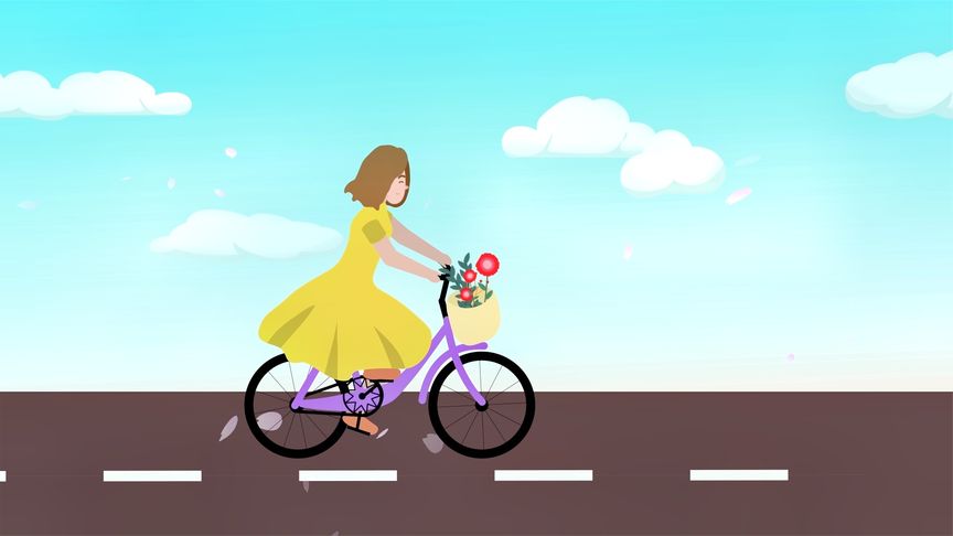 放松自行车MG动画