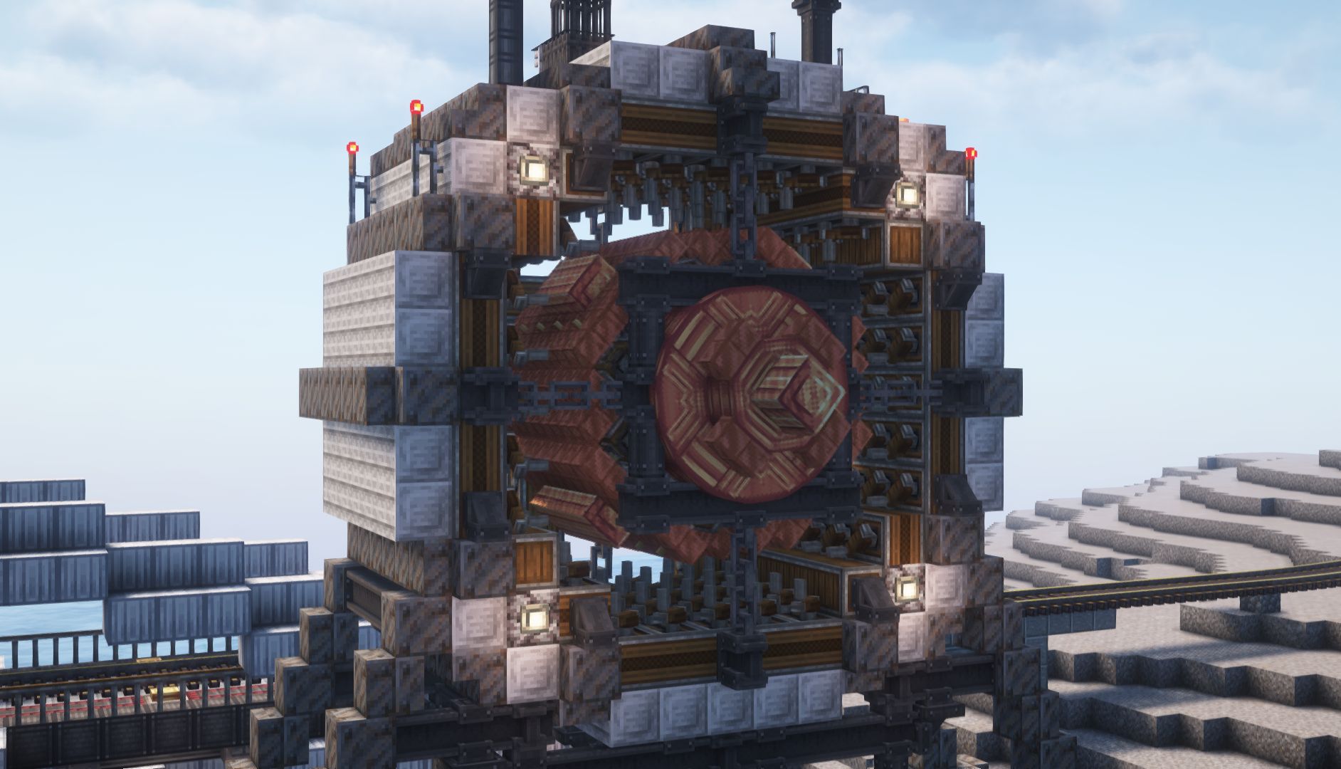 神之手应力马达建筑_我的世界