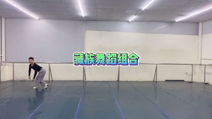 藏族舞蹈组合,专业舞蹈演员刚入门必学的教程,简单又好看