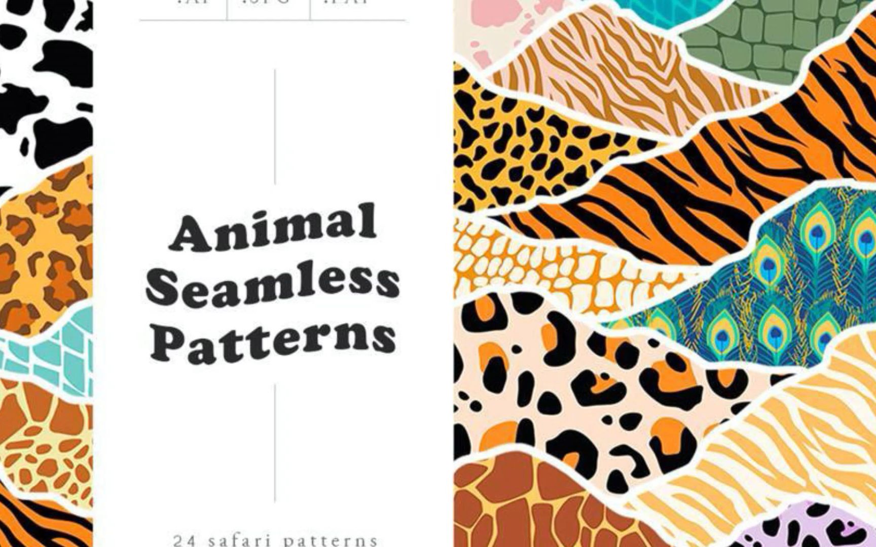 PS背景素材-动物皮毛纹理图案背景图片海报素材【3758】