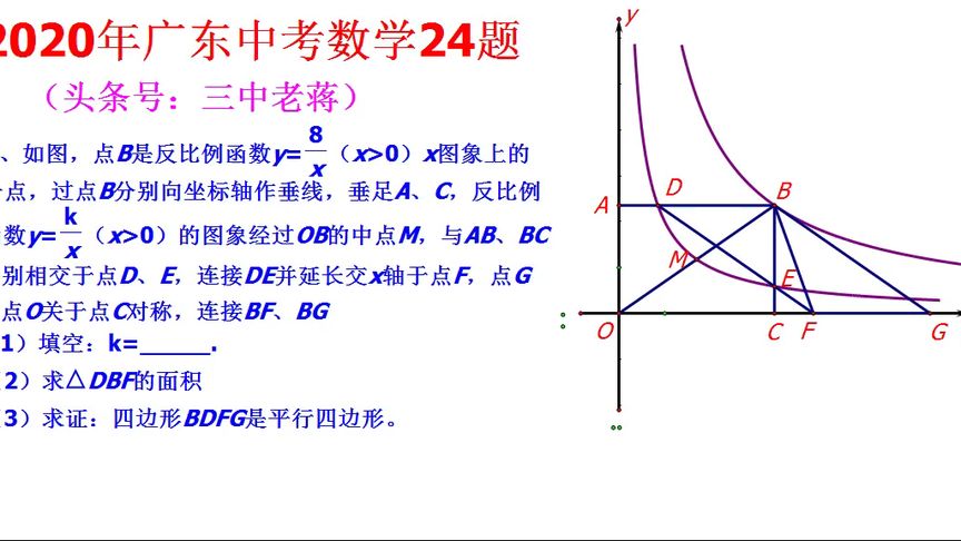 中考真题(利用K的几何意义)