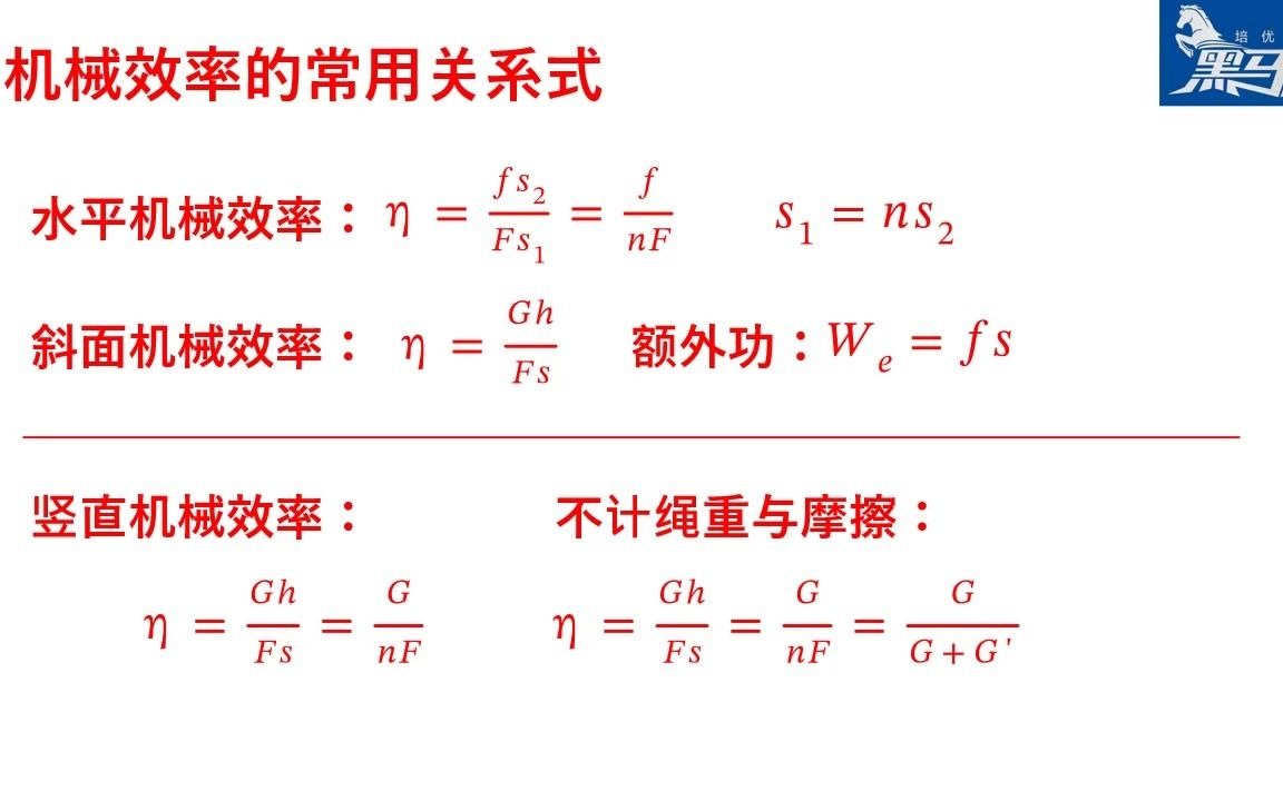 初三物理滑轮组的机械效率复杂分析,方法简单,多练必会