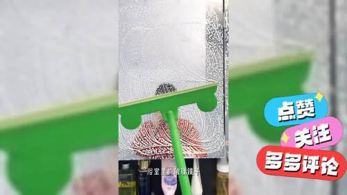 找到了一个小青蛙刮水器!长手柄的平时清洗玻璃或者桌面啥都方便