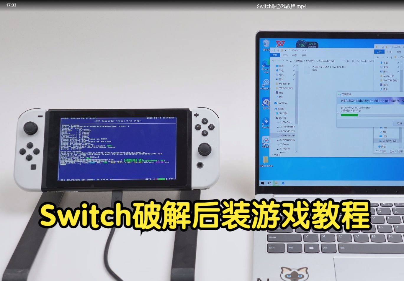 Switch虚拟系统装游戏教程