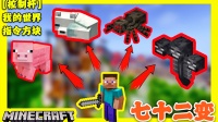 【我的世界指令方块】在MC中无模组进行七十二变!没有人会找得到你!