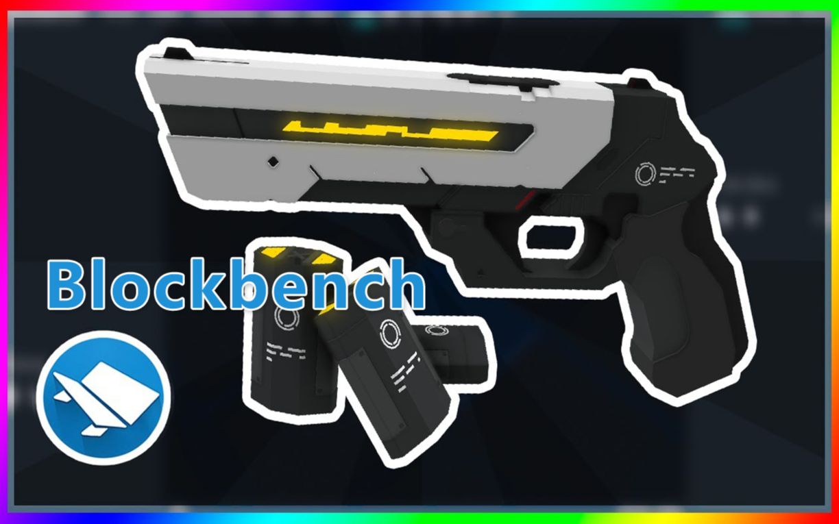 【 Blockbench 快速建模手枪 】By 02h30'