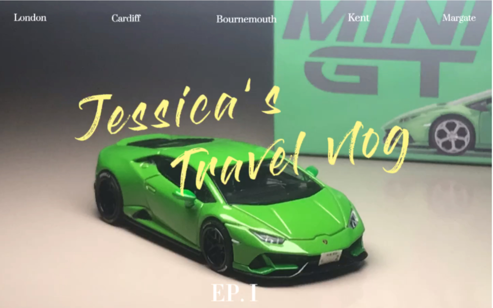 1 64车模 minigt 兰博基尼小牛EVO 改装 换熏黑竞技轮毂 上车牌 内饰...